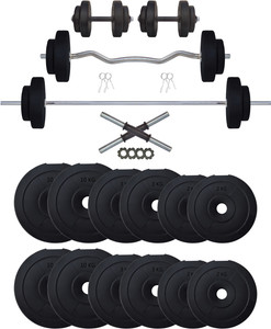 STARX 60 kg PVC 60KG Weigt with 3Ft and 5Ft Rod with Accessory Fitness ...