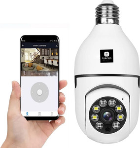 lookcam Bulb Shape CameraSmart Ip WiFi 2-way Audio Day/Night Vision ...