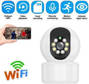 Bzrqx Smart Full HD 360 Camera with Motion Alert, 2-Way Talk & Night ...