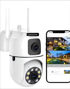 lookcam Supercam Mini Dual Lens/ Screen 2in1 PTZ+Bullet 5+5MP Wifi ...