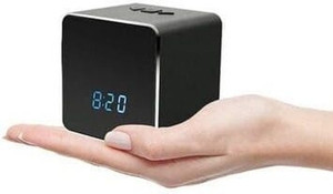 FREDI HD PLUS Wireless Wifi Mini Clock Camera 160 ° Wide Angel Motion ...