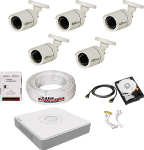 ADS VISION HD 5 BULLET Cctv Camera Full Set With 1TB HDD And All ...