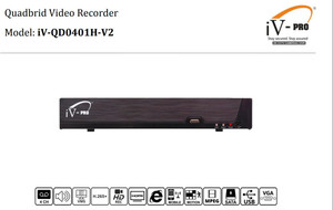 iV-PRO iV-QD0401H-V2 4 Channel 5MP dedicated HD Quadbrid Video Recorder ...