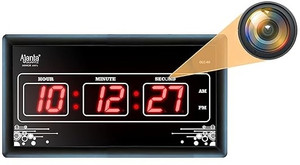 FREDI HD PLUS Spy WiFi Wall Clock Camera Rectangle Shape Hd 1080P ...