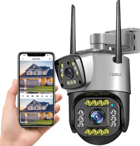 DDLC 6MP+6MP Live View Outdoor Wireless Dome Cameras with Dual-Lens ...