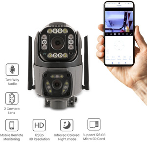 Melowave Smarthome Supercam 4G 5MP HD, Dual Lens/Screen, Humanoid ...