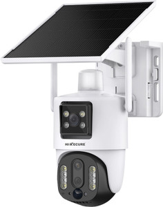 HIXECURE 2MP+2MP Triple Lens Zoom 4G Solar Camera | 4G SIM Supported ...