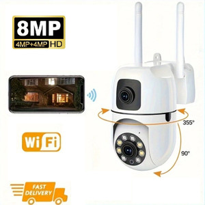 OSHSIZ Smart WiFi HD Outdoor CCTV Camera Waterproof Dual Antenna Design ...