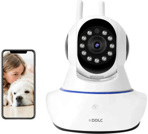 DDLC IP Dual Antenna WiFi Enabled Indoor Security Camera with Night ...
