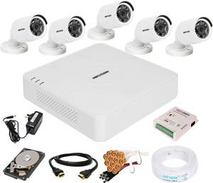 HIKVISION 8 Channal HD DVR 1080p 1Pcs,Outdoor Camera 5Pcs,Hard Disk ...