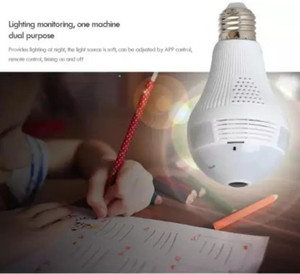 SKY HUB 360 Degree Panoramic Light Bulb Spy Camera Price in India - Buy ...