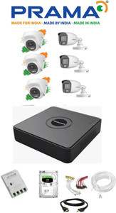 PRAMA 6 Night Color View Camera Set Security Camera Price in India ...