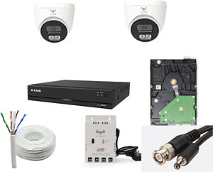 J.K. VISION JK Vision 2.4MP ColorVu CCTV Camera System for Home ...