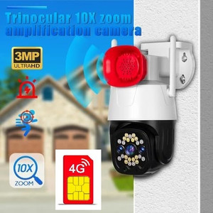 SIOVS 4G SIM Supported 360° HD IP66 TwoWay Audio Night Vision Camera SD ...