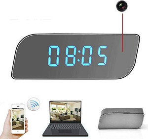 PKST 4K Wireless Video Audio WiFi Digital Table Clock Camera Indoor ...