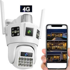 VIGILMATE 4G/Wifi Triple Screen Outdoor security camera Security Camera ...