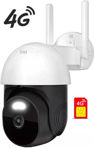 Bzrqx 4G SIM Supported 360° HD IP66 TwoWay Audio Night Vision Camera SD ...