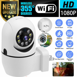 SIOVS PTZ PLUG Home Smart Live View Camera Mobile App WiFi IR Night ...