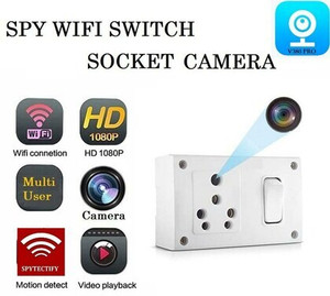 SIFATECH 4K WiFi Switch Socket Camera HD Audio Video Recording Watch ...