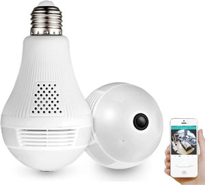 SROPX 360 Degree Wireless Panoramic Bulb 360° IP Camera with Night ...