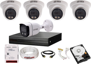 ADS VISION 5MP DVR 3MP HD 4D/1B COLOR VIEW NIGHT VISION Camera Full Set ...