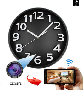 lookcam Hidden Camera Clock, Spy Camera HD 1080P WiFi Mini Wall Clock ...