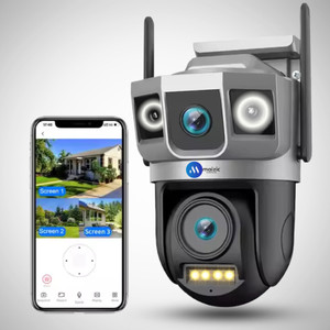 Maizic Smarthome Tricam Shark Dual Lens/Triple Screen 5+5MP UHD Wifi ...