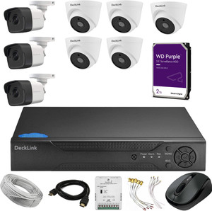 DeckLink 5MP CCTV Camera Full Set 5 Dome 3 Bullet 8ch Full HD 4K DVR ...