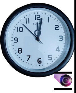 lookcam wall clock wifi hidden camera with long lasting battery backup ...