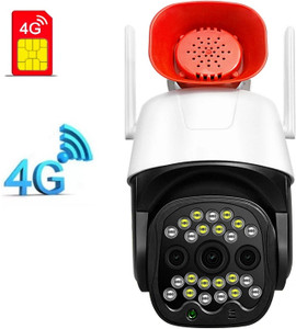 Bzrqx 4G SIM Supported 360° HD IP66 TwoWay Audio Night Vision Camera SD ...