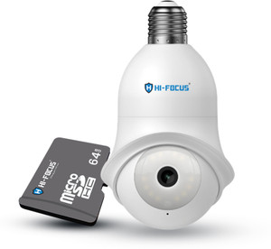 HI-FOCUS 4MP Outdoor WIFI BULB Camera|Smart dual Light|Two Way Audio ...