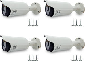 MX Dummy Fake Security Wireless Bullet CCTV Camera Flashing Light Metal ...