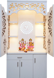 Alpine Willow Alpine Willow 3X6 ft Wooden Temple I Mandir for Home ...