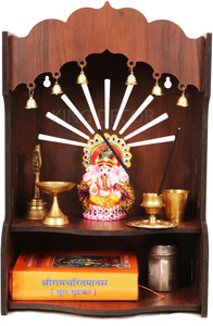 FurniGully Home Temple/Home mandir/god Stand for Home/Pooja Stand/Home ...