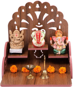 UPSWING Pooja Mandir|Wooden Handicrafts Temple|Mandir|Temple|Kovil|Wall ...