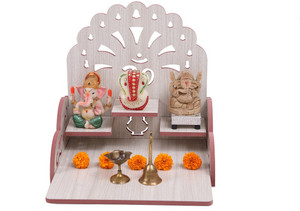 UPSWING Pooja Mandir|Wooden Handicrafts Temple|Mandir|Temple|Kovil|Wall ...