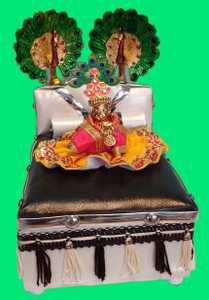 shri haridas Laddu Gopal ji Bed 4 Engineered Wood Home Temple Price in ...