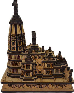 CSOK Taraworld craft Shree Ram Janmbhoomi Wooden Temple, Ayodhya Home ...