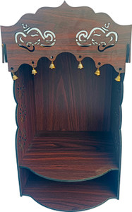 Beautiful mdf mandir Solid Wood Home Temple Price in India - Buy ...