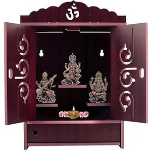 Venturis Creation Beautiful MDF Wooden Temple,Home Temple, Pooja Mandir ...