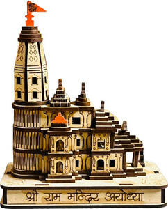 wallera WALL ERA Shri Ram Mandir Ayodhya 3D Model Temple Hand Crafted ...