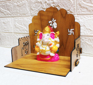 GiftDenaHai Wall Temple Stand For Office Pooja Stand For Home Pooja ...