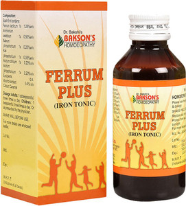 Bakson's Homoeopathy Ferrum Plus Syrup Price in India - Buy Bakson's ...