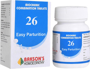 Bakson's Homoeopathy Biochemic Combination Tablets # 26 (Easy ...