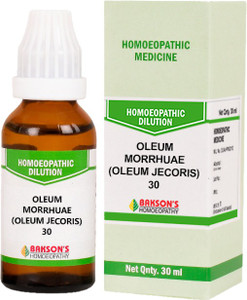 Bakson's Homoeopathy Oleum Jacar (Oleum Morrhuae) 30 Dilution Price in ...
