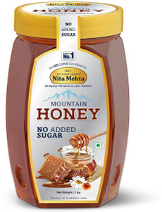 KITCHEN QUEEN NITA MEHTA Pure Honey 1Kg | Rich & Pure MOUNTAIN HONEY ...
