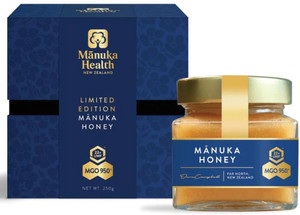 Manuka Health MGO 950+ Manuka Honey (UMF 22+), 250 grams - - Limited ...