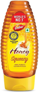 Dabur Honey Squeezy(225g) 100% Pure Honey, No Sugar Adulteration Price ...