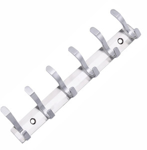 AAS COPULA 6 Pin Wall Mounted Hook for Bathroom/Kitchen/Bedroom Cloth ...