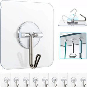 Zulaxy Self Adhesive Hooks for Wall Heavy Duty Strong Nail Free Hooks ...